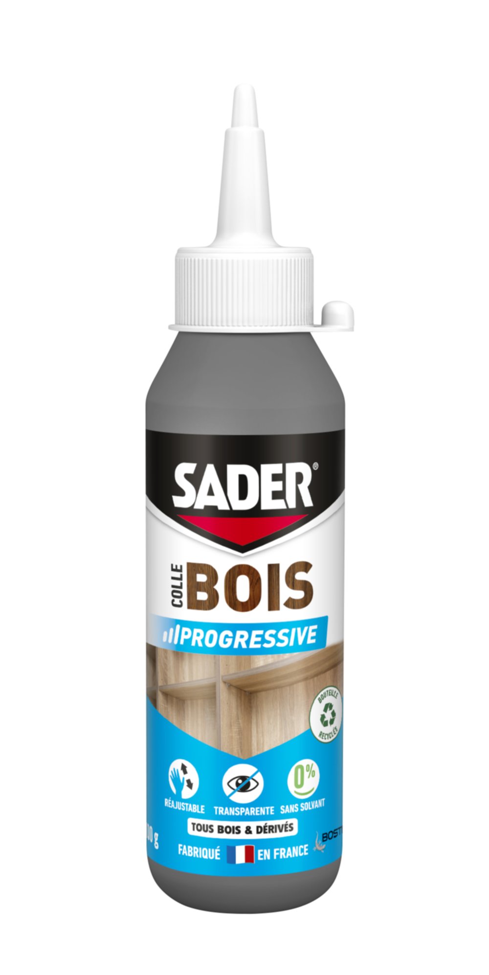 Colle à bois Prise Progressive Biberon 100g - SADER - Mr Bricolage