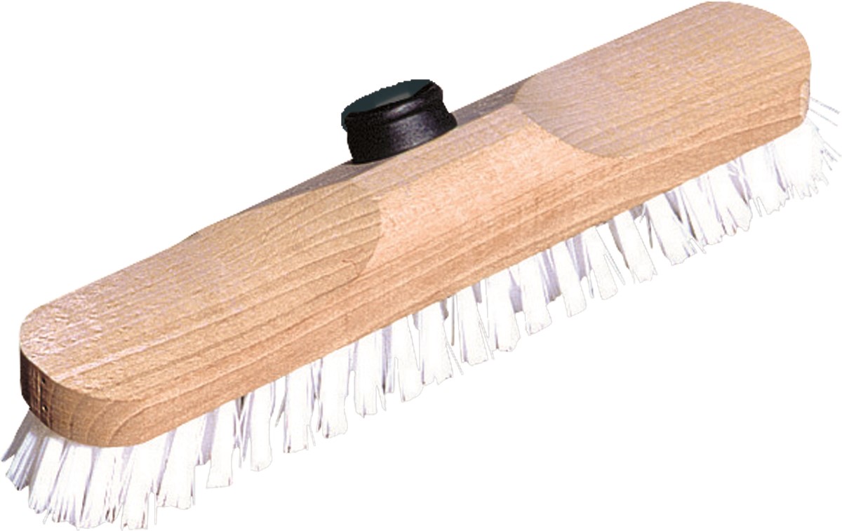 Frottoir avec fibre nylon et bois fsc® douille n°2 - NESPOLI - Mr Bricolage