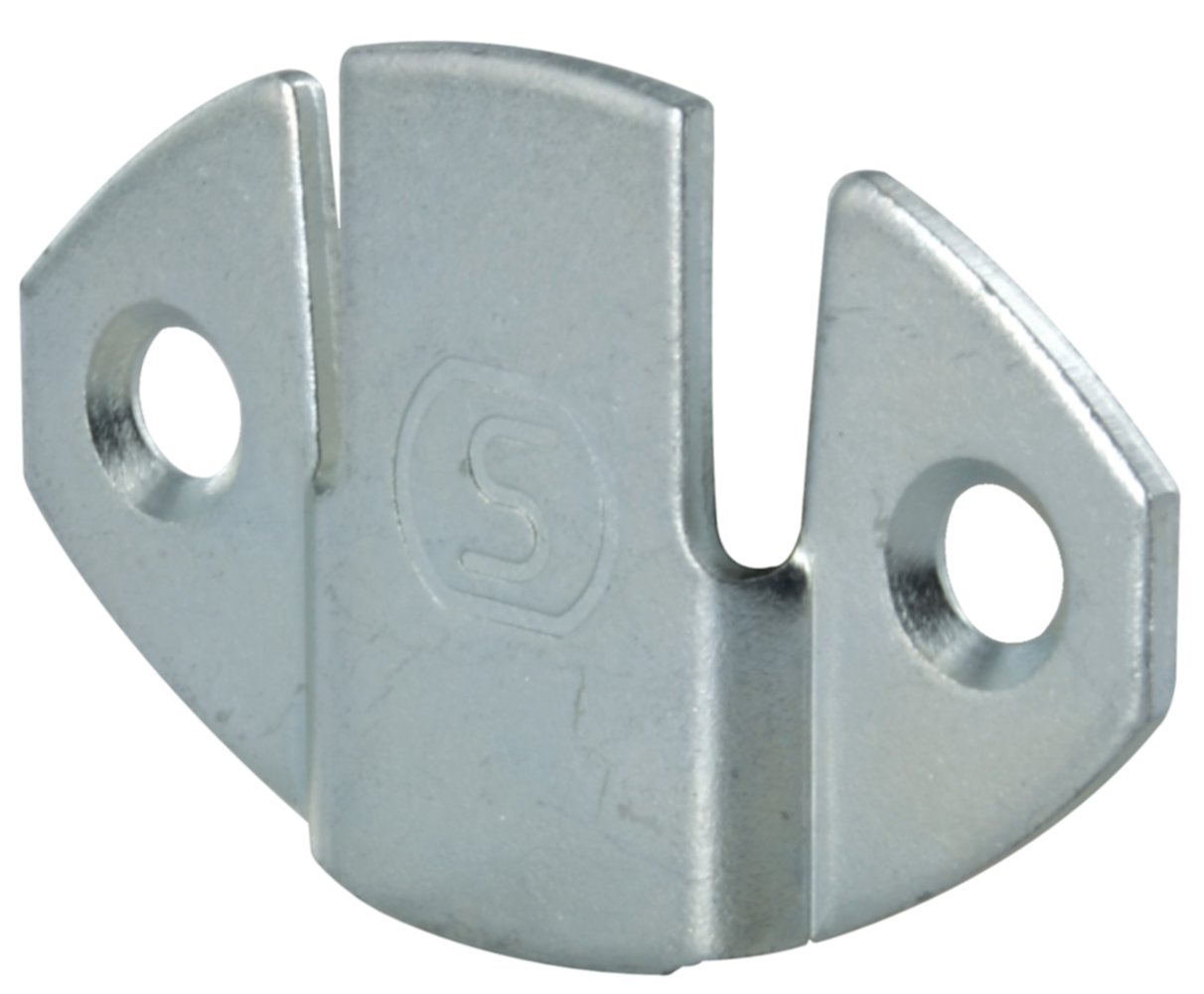 Ferrure accrochage 42.5x26mm acier zingué x4 - Mr Bricolage