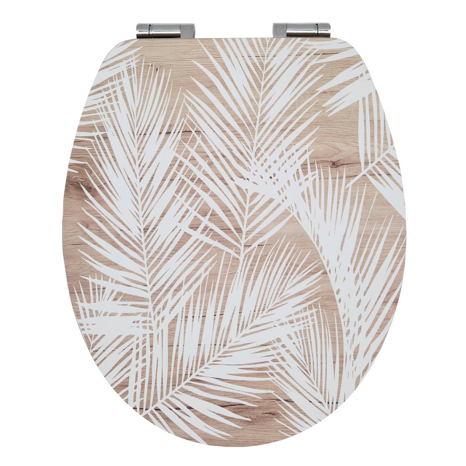 Abattant WC MDF décoré Palmier bois - WIRQUIN - Mr Bricolage
