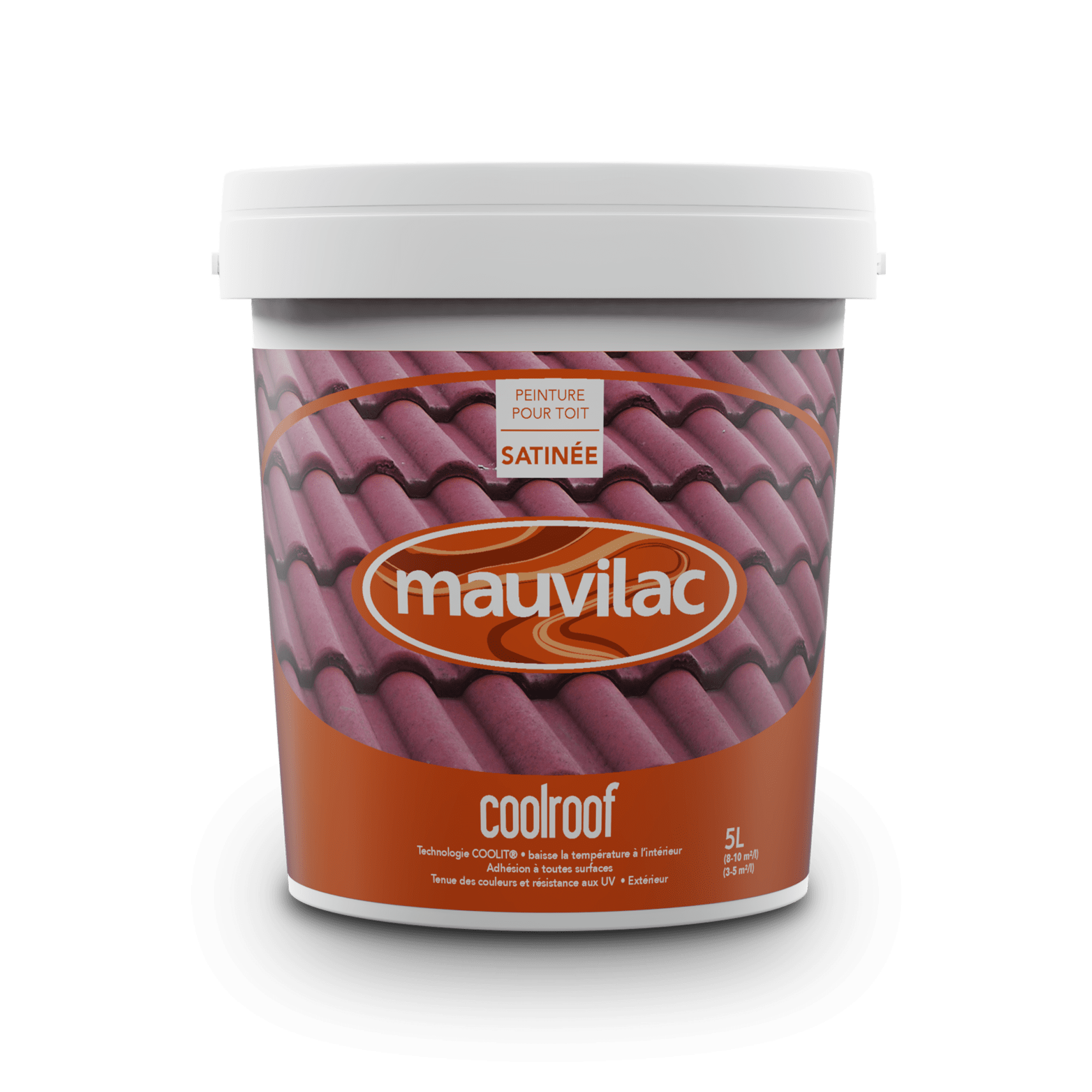 Peinture de toiture Coolroof 20 L blanc - MAUVILAC - Mr Bricolage