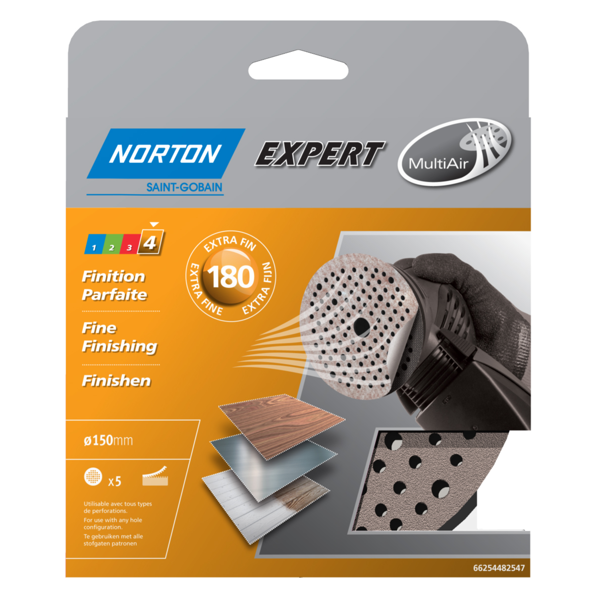 Disques PEx perforation D.150 G.180x5 - NORTON - Mr Bricolage