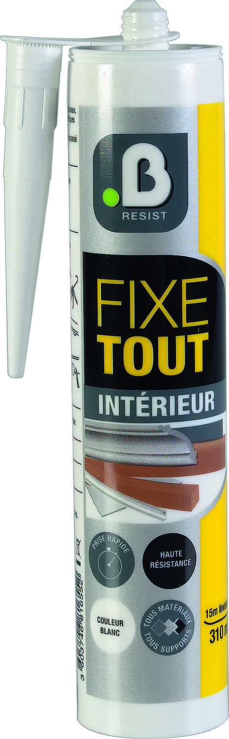 Mastic colle fixation 310ml - INVENTIV - Mr Bricolage