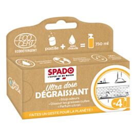 4 pastilles Dégraissant Citron Ultra Dose 8 g - SPADO - Mr Bricolage